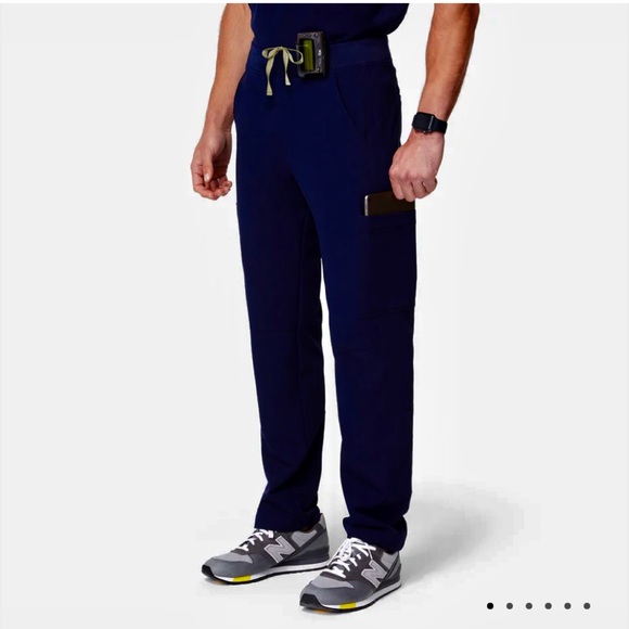 Figs | Pants | Figs Axim Mens Navy Blue Cargo Style Scrub Pants | Poshmark